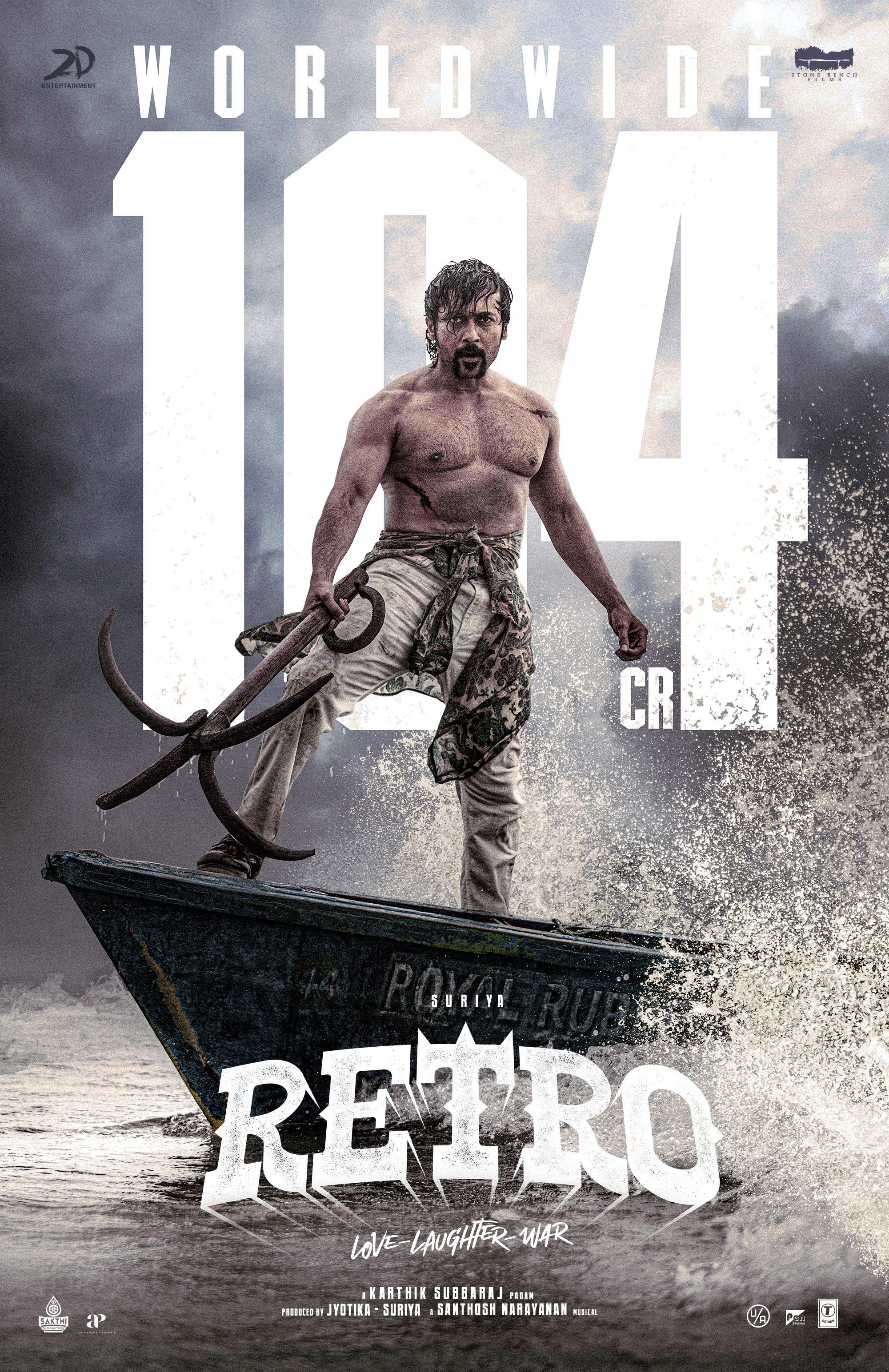 Retro: Suriya starrer grosses Rs. 100 Cr+ in 5 days! Tamil Movie, Music Reviews and News